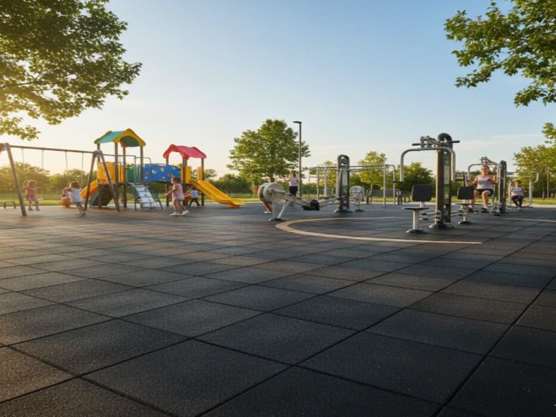 ¿Es el suelo de caucho la mejor opción para un parque infantil? - MF FLOOR
